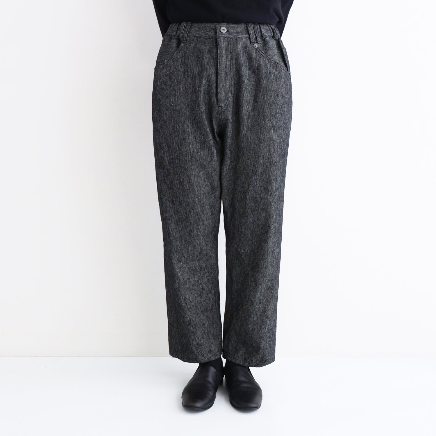 ボルデニムテーパードパンツ | pot-pourri online shop ボルデニムテーパードパンツ | pot-pourri online shop